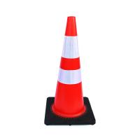 China Roadway Safety Reflective Band PVC SH-X056 30cm Traffic Warning Products Road Cone for sale
