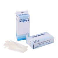 China Disposable Latex Gloves Full Size Range for Cleaning Lab and Food Prep Applications for sale