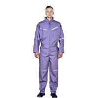 China LightBlue Reflective Workwear Suits for Unisex Workshop Clothing Overall Work Clothing for sale