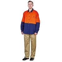 China Unisex Work Clothing Sets for Workshop Overall in Khaki or Customized 2XL Size for sale