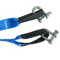 China Heavy Equipment Recovery Towing Strap with Sturdy and Strong Hook Polyester A3 Steel for sale