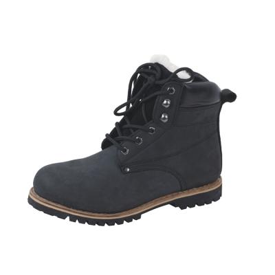China Industrial MJ-10 Leather Working Shoes with Warm Campela Lining and Durable PU Outsole for sale