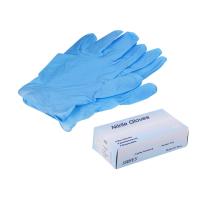 China Disposable Blue Nitrile Gloves with Touch Screen Function CE 388 Certified for sale