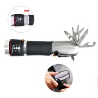 China 8 Hours Lighting Period FL019 Portable LED Torch Light with Emergency Hammer and Tactical Knife for sale
