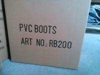 China 20/19kg G.W./N.W. RB200 PVC Material Steel Toe CE EN 20345 Safety Rain Boots for sale
