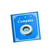 China Compact Silver Outdoor Mountaineering Emergency Rescue Tool Handheld Compass SC001 73g for sale