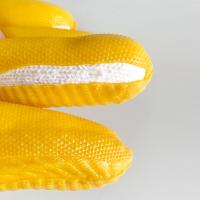 China Latex Coated 10 Gauge Knitted Gloves for Palm and Back Protection in S-XXL Sizes for sale