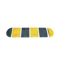 China Rubber Material Road Speed Bump Breaker JSD-003A/RSH-002A/RSH-002B 500mm/250mm Length for sale