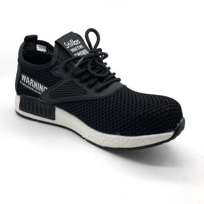 China UE-412 Euro 37-47 Steel Toe Cap Anti-Puncture Work Safety Shoe with Flying Woven Design for sale
