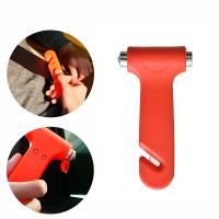 China Emergency Car Safety Hammer ABS Steel Automotive Window Breaker Seat Belt Cutter 3 IN 1 for sale