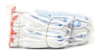 China Anti-slip Function C078D1-B T/C Single Side PVC Dotted Cotton Protective Work Gloves for sale