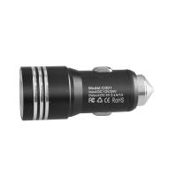 China Multi-Color USB Connector Survival Emergency Car Charger Multi-Tool Safety Hammer for sale