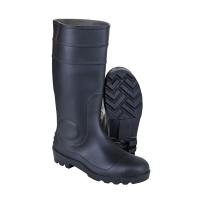 China RB005 PVC Material Steel Toe CE EN 20345 Safety Heavy Duty Rain Boots for Wet Weather for sale