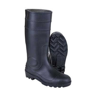 China RB005 PVC Material Steel Toe CE EN 20345 Safety Heavy Duty Rain Boots for Wet Weather for sale