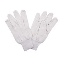 China Modelo number C380W 12OZ Cotton Work Gloves with Canvas Liner For Industry for sale