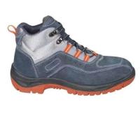 China UE-411-H Industrial Safety Shoes with CE Certification and Grey Suede Ankle Protection for sale