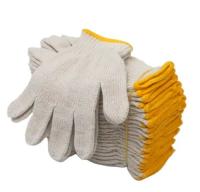 China Anti-slip White Cotton Knitted Hand Glove for Industry 30-60g/Pairs Safety Work Gloves for sale