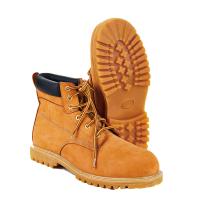 China Rubber Midsole MJ-101 Industrial Protective Leather Work Boots with Breathable Design for sale