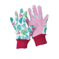 China Safety Cotton Knitting Gardening Gloves with Cotton Material and Anti-slip Function for sale