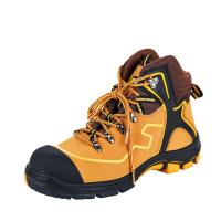 China Rubber Sole Split Nubuck Leather Industrial Boots for Unisex Work Protection for sale