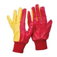 China Colorful Flower Design Cotton Gardening Gloves for Anti-slip Function and 8-12 Size for sale