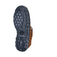 China Rubber Outsole Split Leather Upper Material Men's Work Safety Shoes Boots at UF-160 for sale