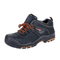 China Rubber Outsole Split Leather Upper Material Men's Work Safety Shoes Boots at UF-160 for sale