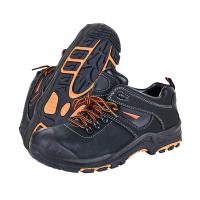 China Rubber Outsole Split Leather Upper Material Men's Work Safety Shoes Boots at UF-160 for sale