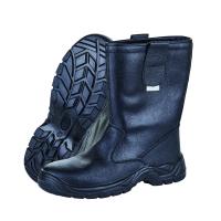 China Steel Toe UF-151 Safety Boots Made of Buffalo Leather for Protection and Comfort for sale