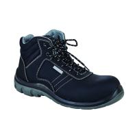 China Steel Toe Non-slip Protective Work Shoes with Anti-puncture Sole and Leather Material for sale