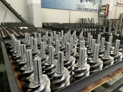 China Iron Casting Screw Compressor Rotor Oil Flooded Reverse Engineering for sale