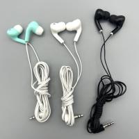 China Directly Selling Stereo Disposable Headphones Ideal for Airline Business Gifts PVC Cable No Active Noise-Cancellation for sale