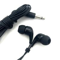 China 3.5mm Audio Plug Disposable Airline Headset Lightweight Tour Guide Earphone for Guided Tours and Travel for sale