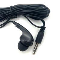 China Disposable Wired Earphones Sound Airline Earbud with PVC Cable and None Codecs for sale