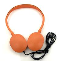 China Tour Bus Disposable Headset with Colorful Design and 3.5mm Plug Customize Waterproof Standard No for sale