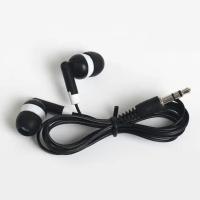 China Customization 3.5mm Wired Stereo Earphone Disposable Gift Headphone for Students Airline Bus Frequency Range 20Hz 20KHz for sale