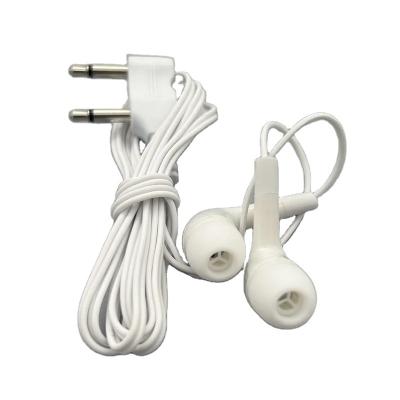China In-ear Colorful Customize Wired Over Head Earphones 3.5mm Cable Dual PIN Plug Aviation Headset for Popular Airline Travel for sale