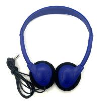 China 90 Degree Rotating Headband Headphones Reusable Airline Headset 3.5mm Custom Headphones Codecs None Ear cover ABS for sale