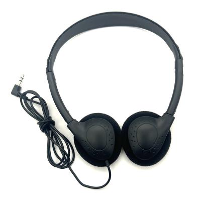 China Best Custom Single PIN Wired Headset Airline Earphone On-ear Over-ear Headband Headphones for Communication Needs for sale