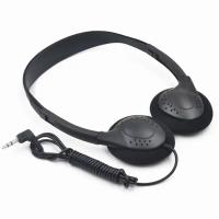 China 104±10%DB Sensitivity Customized Length Headband Headphones Wired Airline Earphones Reusable Material Length Customized Best for sale