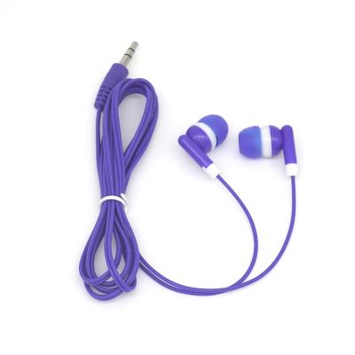 China Airline Disposable Earphones In-Ear Wired Headphones for Mobile Phone Control Button No for sale