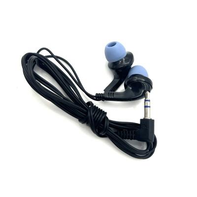 China Directly Sale One Time Earphone OEM Color Bus Airline Tour Guide Earphone Best Disposable Earphone PVC Cable Wired for sale