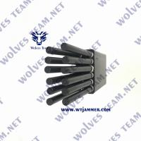 China Remote Control Phone Signal Blocker 12 Antennas For 3G 4G 5G WiFi UHF VHF GPS Lojack for sale