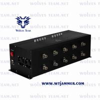 China 10 Bands Cell Phone Signal Jammer Built In Battery For GSM PCS DCS CDMA 3G 4G 5G for sale