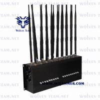 China 16 Antennas Cell Phone Signal Jammer Full Bands Adjustable For GPS WIFI 3G 4G 5G for sale