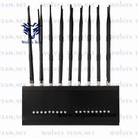 China 16 Antennas Cell Phone Signal Jammer Full Bands Adjustable For GPS WIFI 3G 4G 5G for sale