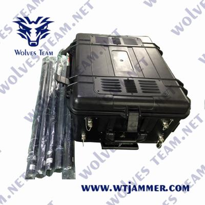 China Walky-talky VHF Cellular NMT Portable Wireless Signal Block  Wifi/Bluetooth Powerful UHF VHF signal Jammer for sale