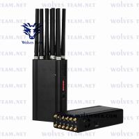 China Handheld 16 bands  Mobile Phone GSM 5G Signal Jammer GPS L1/L2/L5 Lojack WiFi UHF VHF Wireless Signal Jammer for sale