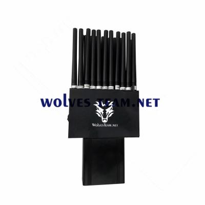 China Portable Handheld 22 Antennas Wireless Signal Jammer GSM CDMA 3G 4G 5G WiFi for sale
