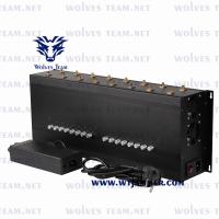 China Full Bands Adjustable Cell Phone Signal Jammer 16 Antennas GPS WIFI 3G 4G 5G for sale